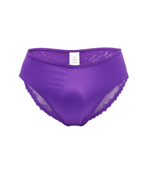 Purple Daydream Lace Panty - Sexy Men's Lingerie - XDress UK